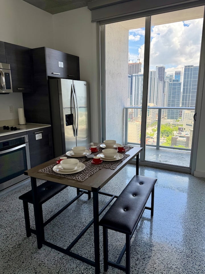 Downtown Miami 1br | High Floor City Views - Miami
