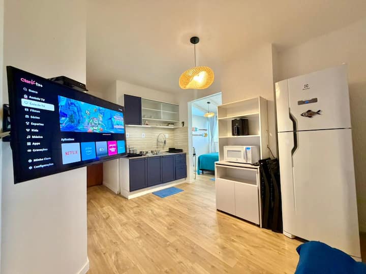 Estúdio Novo 2 Quadras Do Mar C/ Bikes E Conforto - Brazil