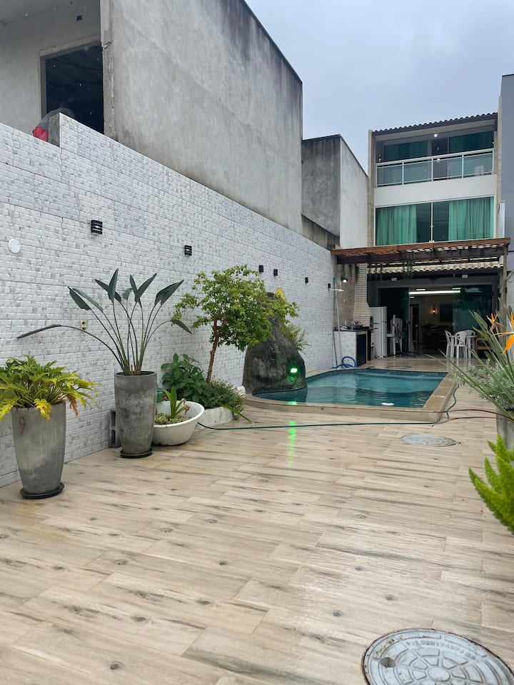 Casa Espaçosa C/ Piscina Privativa No Recreio - Recreio dos Bandeirantes