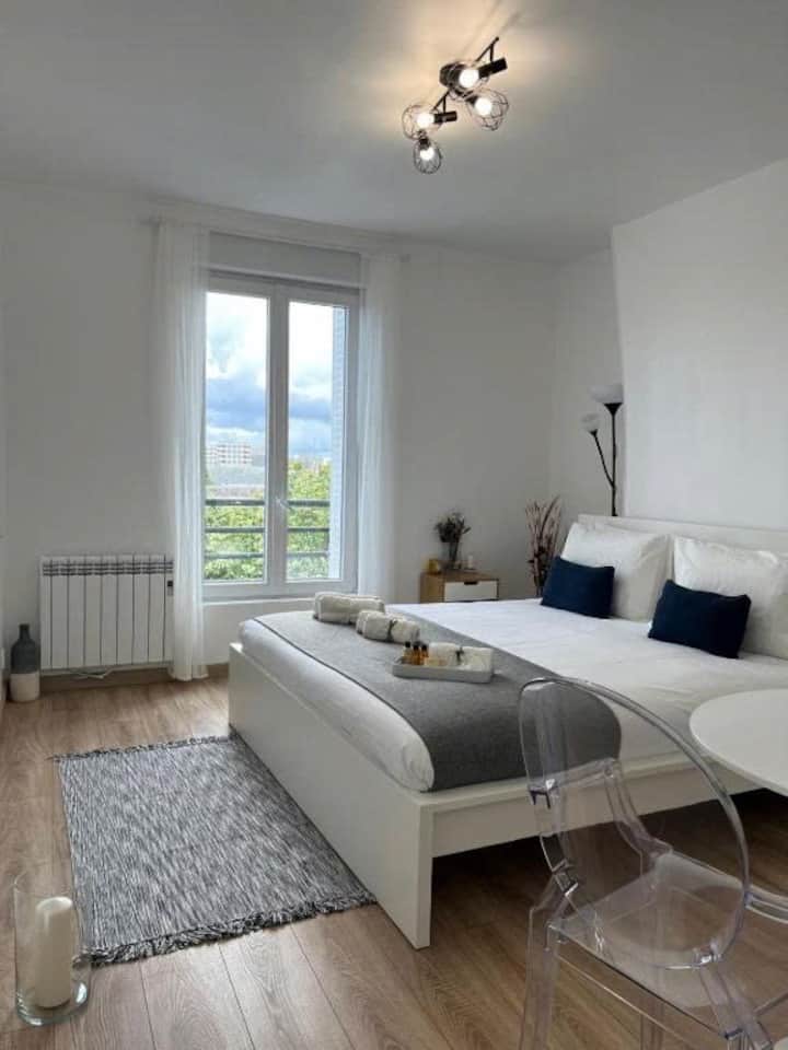 Comfortable 60 M² Apartment Near Stade De France. - Enghien-les-Bains