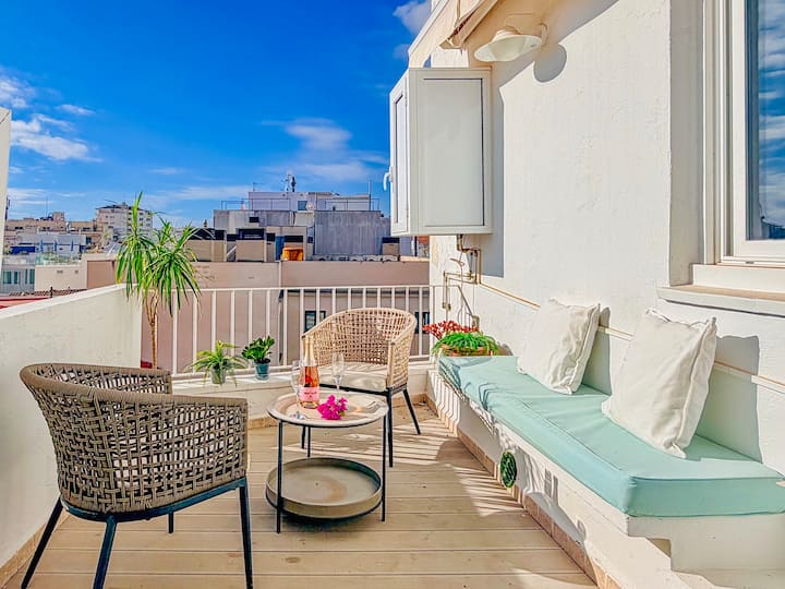 Bonaire Penthouse 2 Chambre 2 Terrasses à La Plage - Sitges
