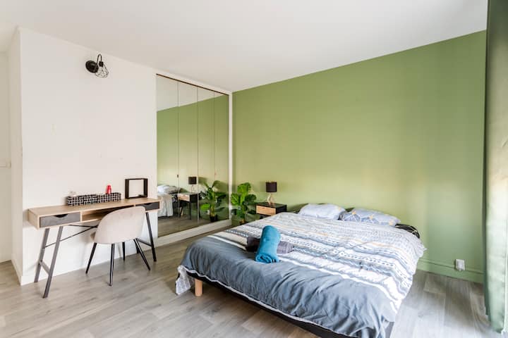 Green Groot – Chambre Moderne & Calme - Corbeil-Essonnes