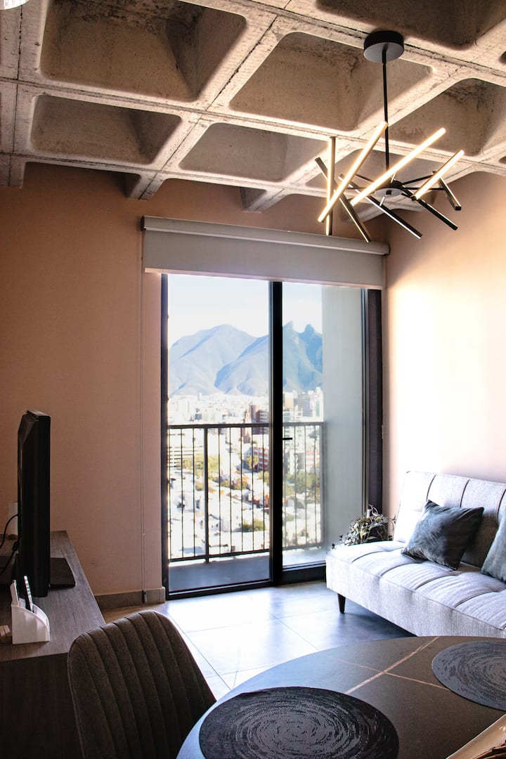 Depa Moderno En Monterrey Centro Wifi Rápido - Monterrey