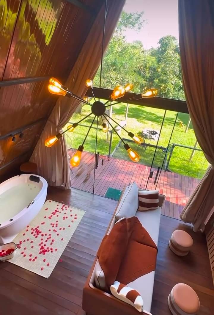 Chalé Ao Som Das áGuas +Hidro & Fogueira - Goiás (estado)