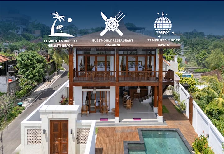 New Spacious Villa With Pool & Balcony In Ungasan - Australia