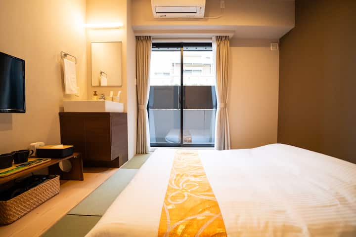 【Kyotofish・uno101】tatami Room｜private Bath - Kyoto