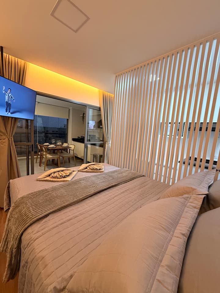 Family Studio, 7km Airport-gru, Garage, Gym, Pool - Guarulhos