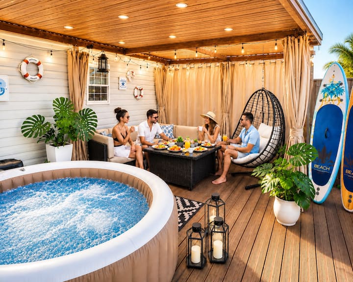 6 Min To Beach | Hot Tub, Games | Sleeps 12 - Sanibel Island, FL
