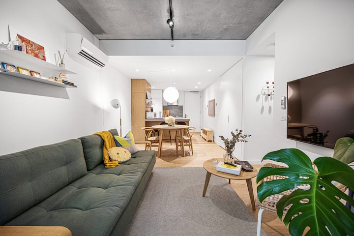 Vic Market Garden 1br Residence With Parking - Williamstown