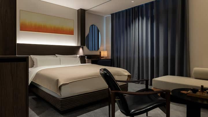 [아늑 시그니처 구로] 디럭스 더블 | 킹베드 | 2인실 | 신림역,신대방역 인근 - Seoul