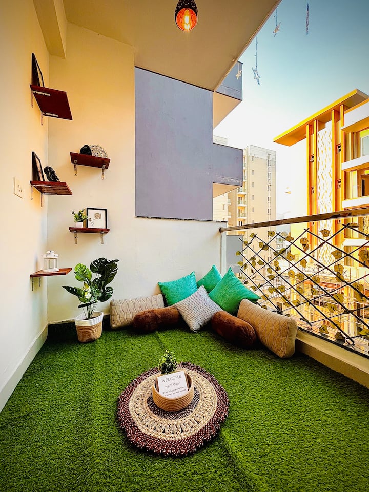 The Calm Canopy {2bhk} Patio Terrace Mussorie Road - 德拉敦