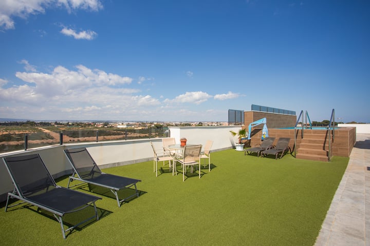 Aldea Del Sol - Rooftop Swimming Pool And Views - San Pedro del Pinatar