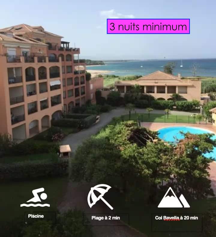 Cosy Family Flat With Pool - Solenzara