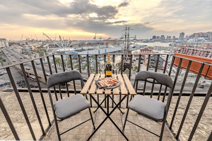 Aquarium Loft 1 [Porto Antico] · Fronte Acquario - Génova