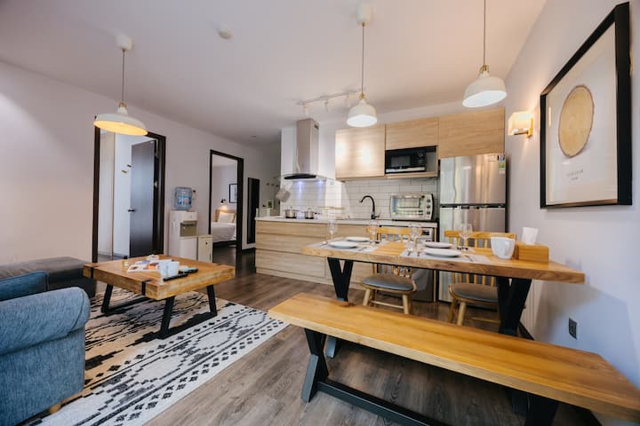 (Bc01)2br Fully Equipt Apt| Workspace|fast Wifi - China