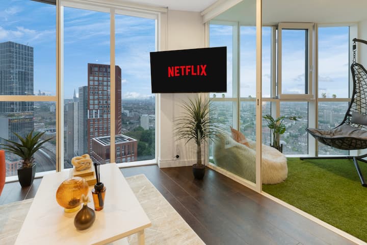 Central London Luxury City View 2br 2bath - Londen