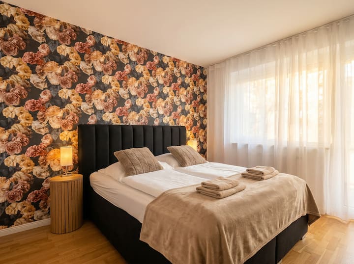 9-min To Center, 1br+1lr Apt W/ Balcony, Tv & Wifi - Wien
