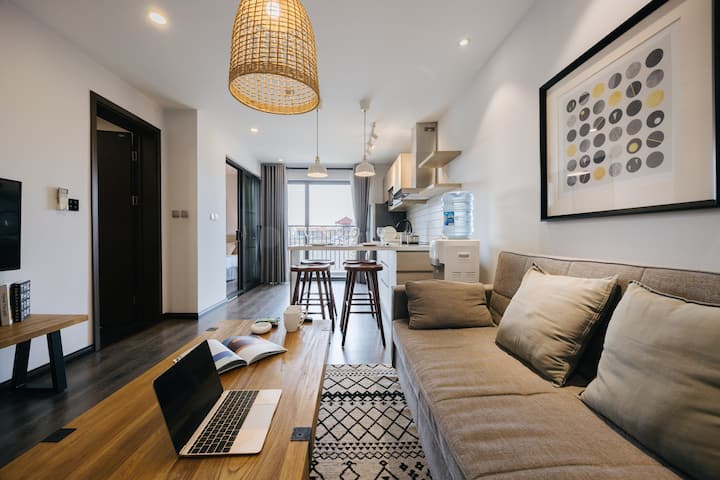 (Bc02a)1br Service Apt|free Laundry|fast Wifi - Hanoi