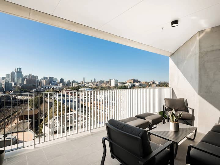 Modern Apt In Heart Of City, Train + Free Parking - Camperdown