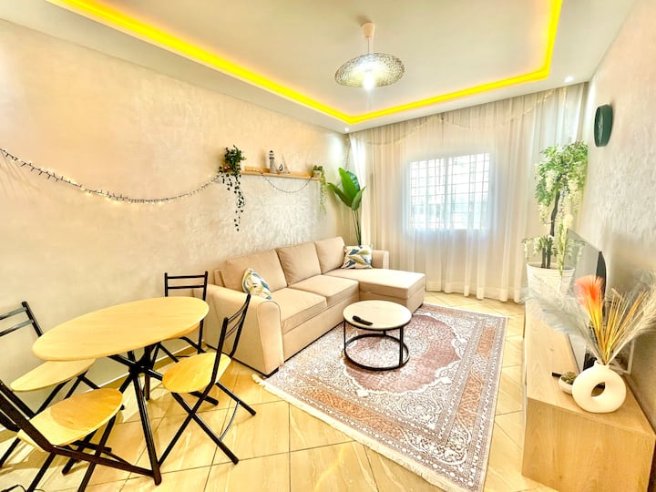 Ground Floor, Fast Wifi, Charming Family Space, - Agadir