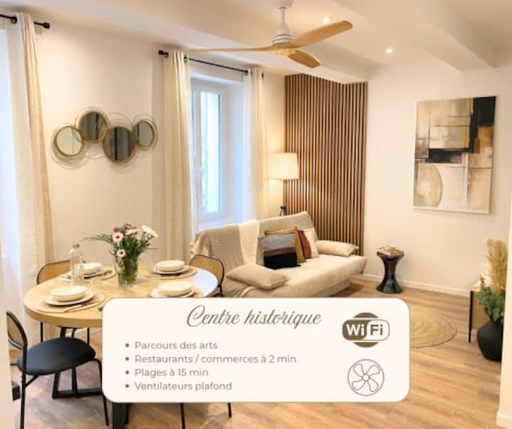 Le Cocon De Franklin - Hyères Parcours Des Arts - Plage de Hyères