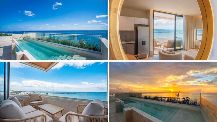 Departamento Beachfront Con Acceso A La Playa - Puerto Morelos