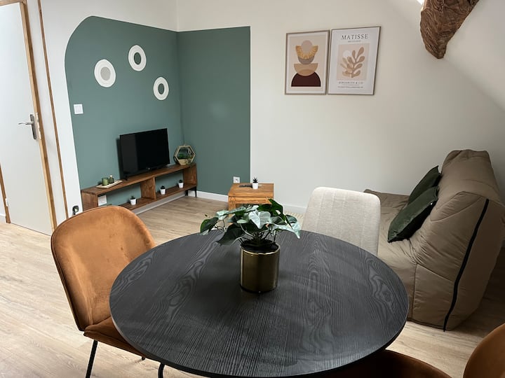 Appartement T2, 4 Personnes Climatisation/wifi. - Cher