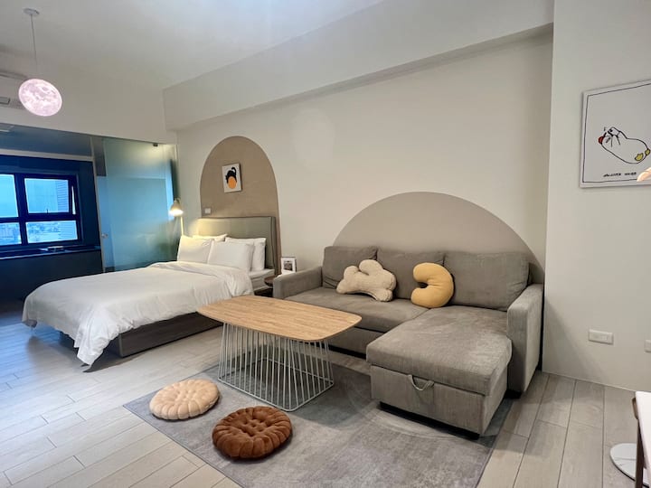 【眠花糖】龜山島海景溫泉宅｜飯店式管理｜烏石港｜蘭陽博物館｜外澳 ｜頭城 ｜Marshmellow - 솽시 구