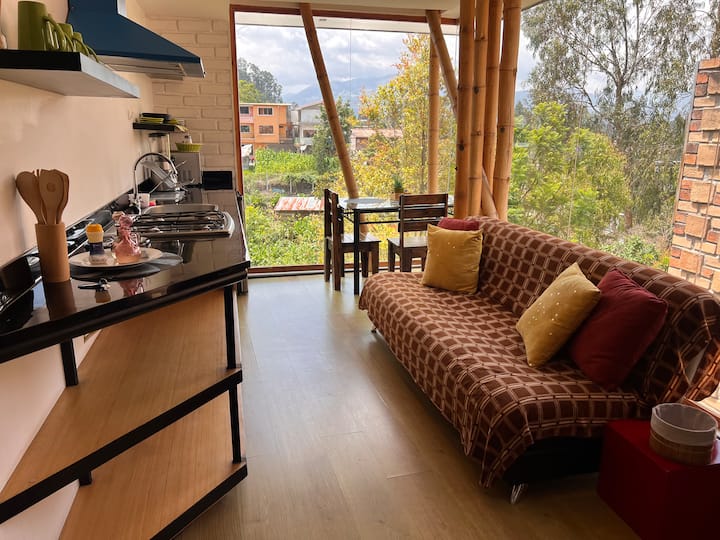 Apartment With Mountain View*wifi*central*mall Rio - Cuenca