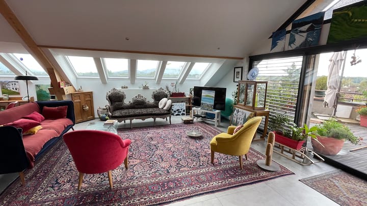 Proche Genève Belle Chambre Chez Artiste Peintre - Ferney-Voltaire