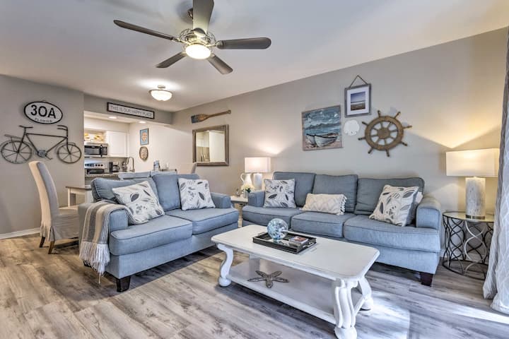 30a's Favorite Beach Condo - 6 Min Walk To Beach - Seacrest, FL