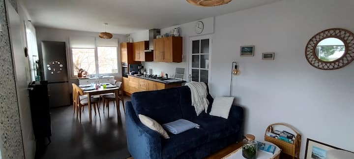 Maison Familiale Lumineuse 4 à 6 Pers. Avec Jardin - Ploufragan