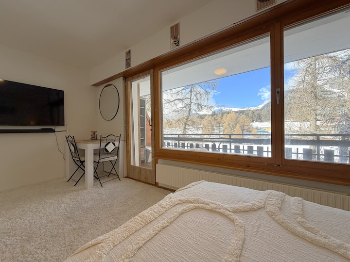 Studio Premium | 2 Min Centre | Vue ÉTang Long - Crans-Montana