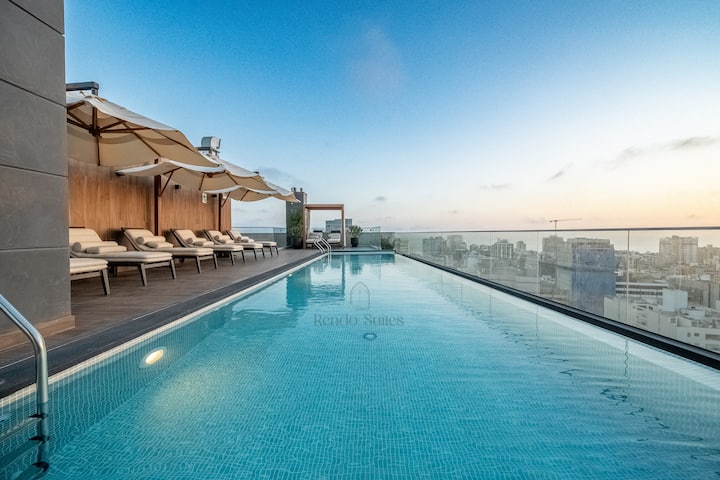 Apt Heart Of Miraflores Pool Coworking Gym Ac Wifi - Peru