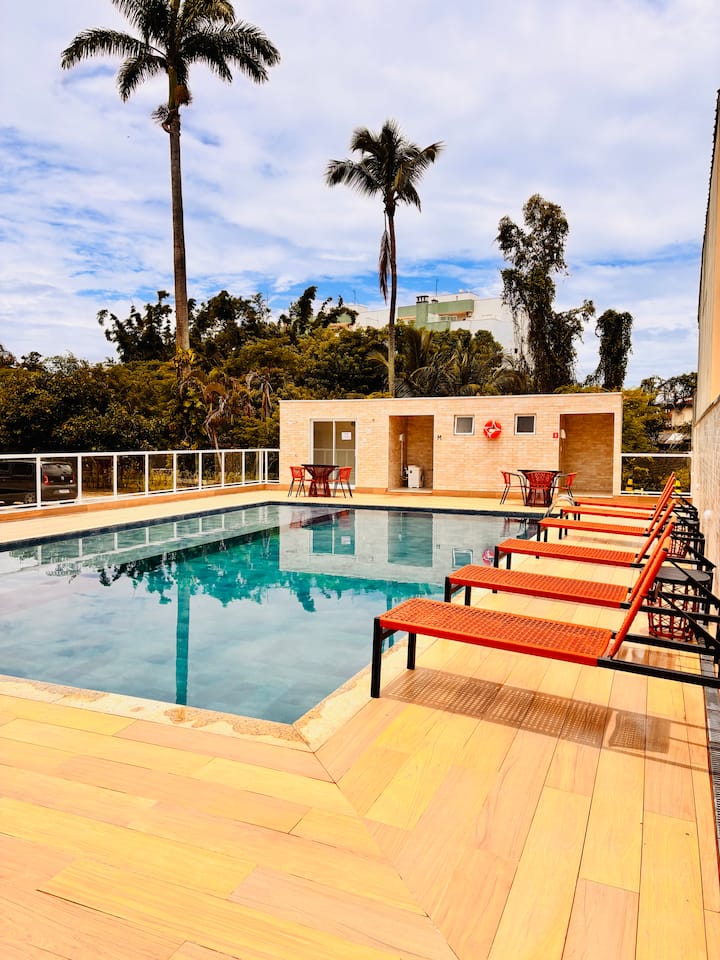 Apê 5 Pessoas A 300m Praia, Piscina, Sauna E Wi-fi - Ubatuba