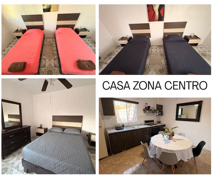 Casa Completa Centro · 6 Huéspedes · 2 Baños · E · - Saltillo