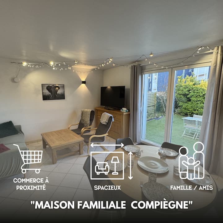 Maison Familiale Avec Jardin Au Centre-ville - ibis Compiegne