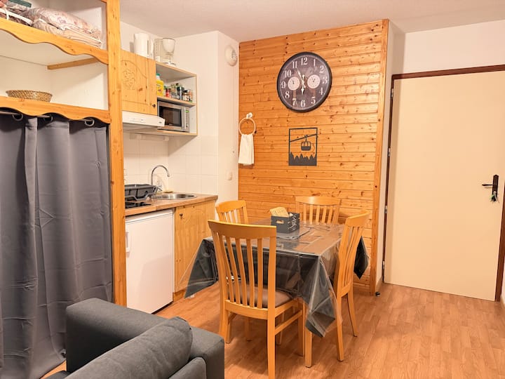 T3 4pers. Ski Spa Piscine Hammam Sauna Jacuzzi - Orelle