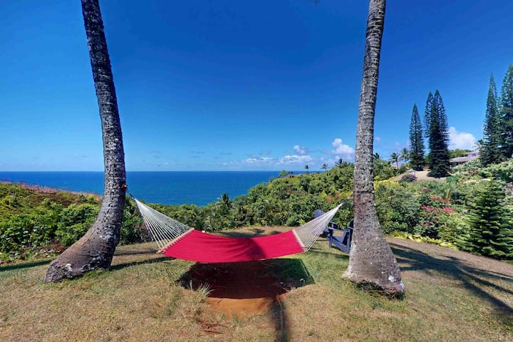 Ocean-view 1br With Pool, Hot Tub & Lanai - Princeville, HI
