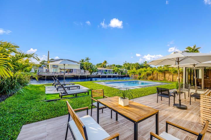 Wilton Manors Waterfront Villa W/ Gorgeous Pool - Fort Lauderdale