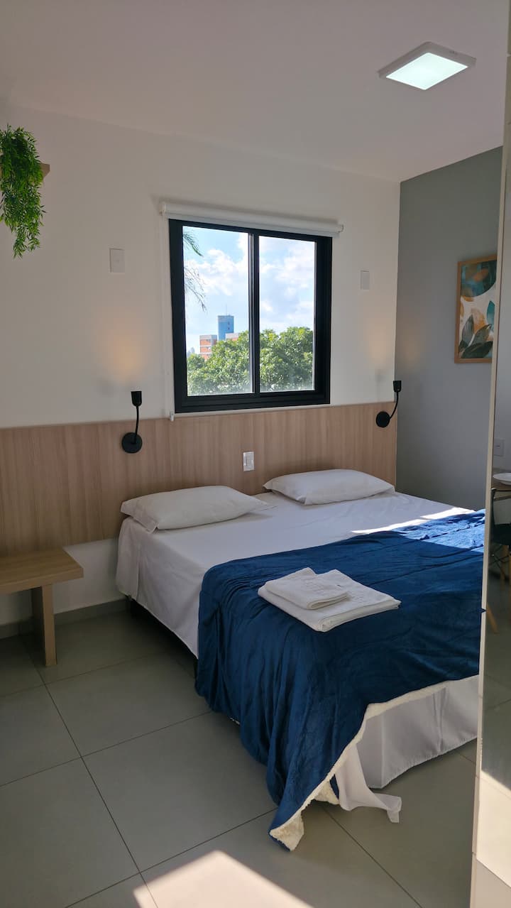 Studio Ao Lado Da Usp Com Piscina E Academia - São Carlos