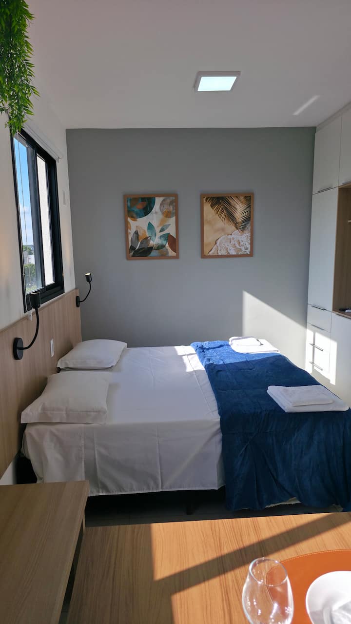 Studio Ao Lado Da Usp Com Piscina E Academia - São Carlos