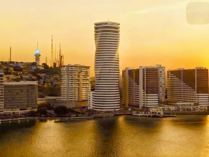 Puerto Santa Ana Vip | 2br + Parking +Social Areas - Ecuador