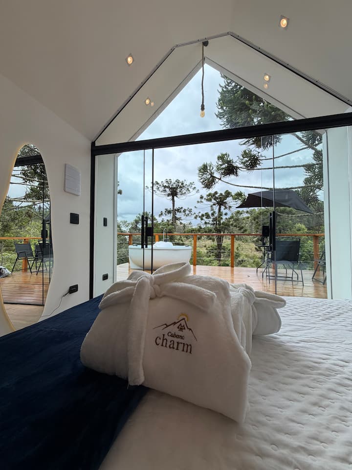 Cabana Americana Luxo Nas Montanhas - Campos do Jordão