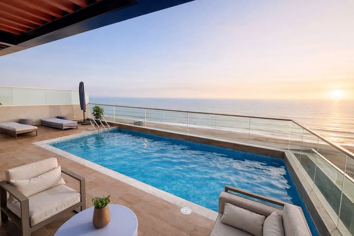 Frente Al Mar, Piscina, Gym, Limite San Isidro - Pérou