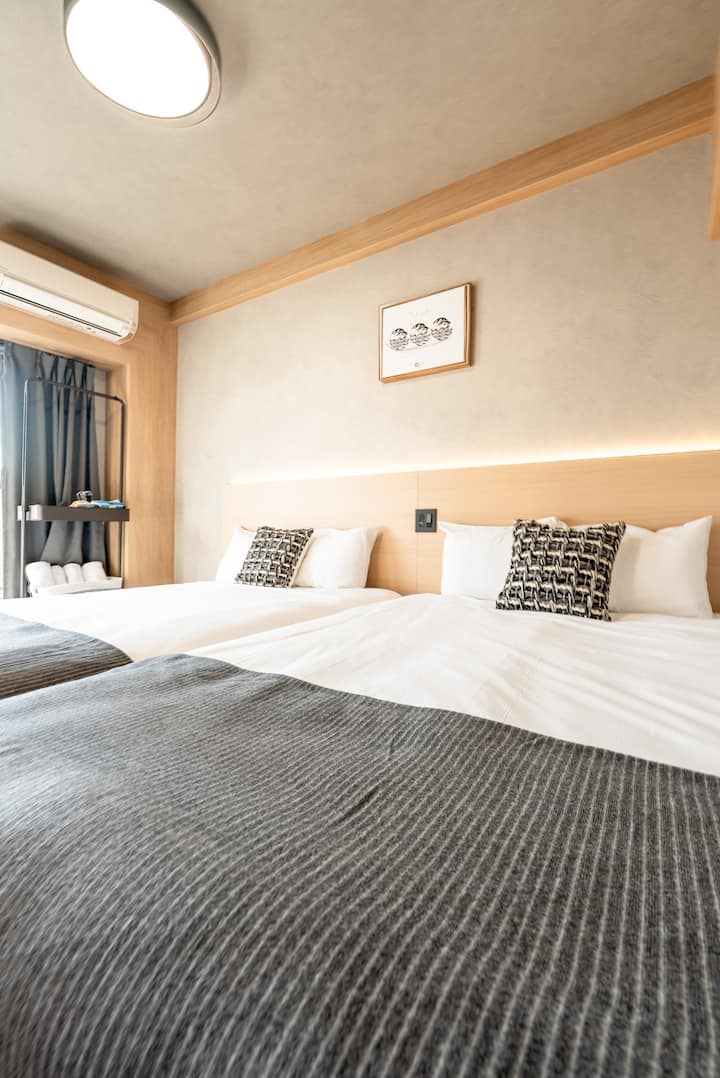 【B&shinosaka】family Room/up To 8/4-min Walk/umeda - Osaka