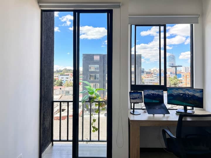 Apto Premium · Home Office · Zona T · Vista Bogotá - Colombia