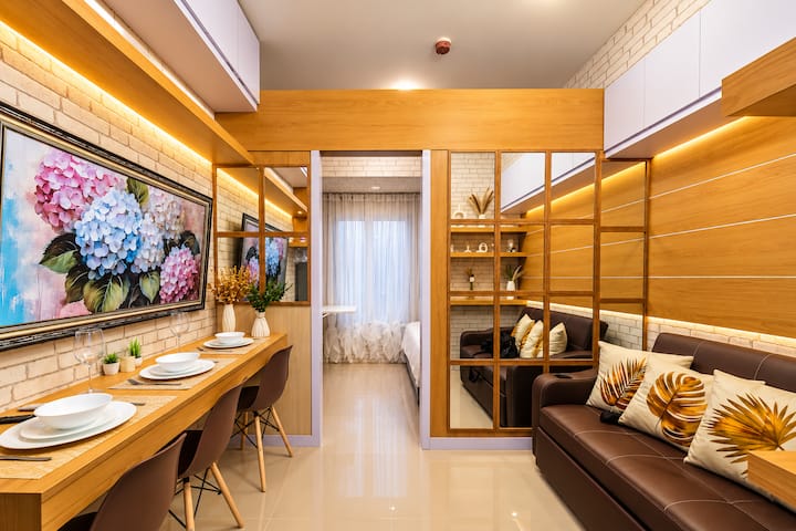 Scandinavian-themed Condo Unit At Grass Residences - Quezon City