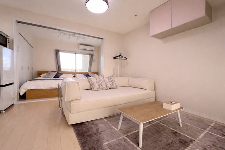 吉塚駅 徒歩5分 博多アクセス抜群｜1dk・洗濯乾燥機・スマートtv完備【最大6名】 - Fukuoka, Japan