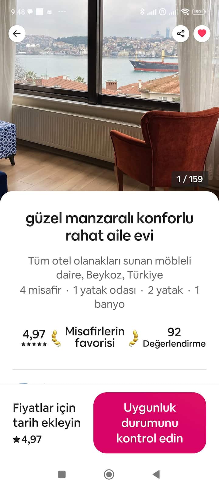 Konforlu, Merkezi,muhteşem Manzaralı Aile Evi. - Riva